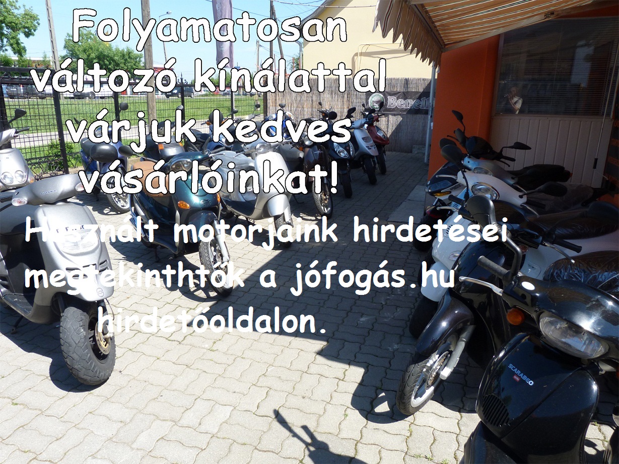 Eric Motor. Robogó szeged. Kereskedés, szervíz, shop.